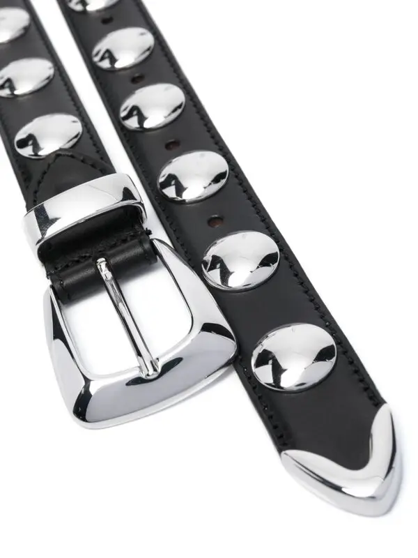 Khaite Benny Belt With Studs - Black