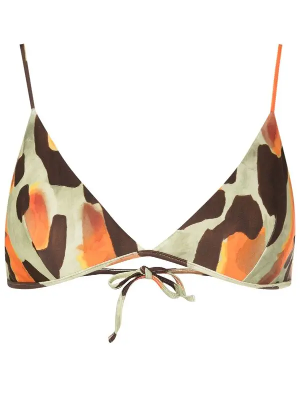 LENNY NIEMEYER Caju Triangle Bikini Top - Multicolour
