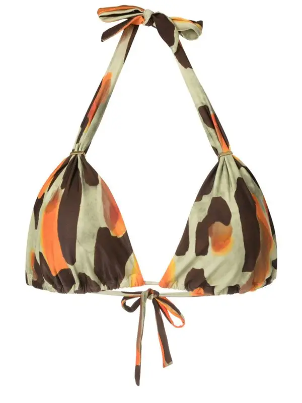 LENNY NIEMEYER Caju Triangle-cup Bikini Top - Multicolour