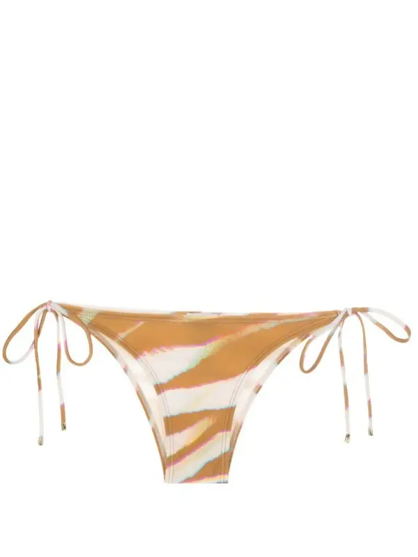 LENNY NIEMEYER Animal-pattern Bikini Bottom - Brown