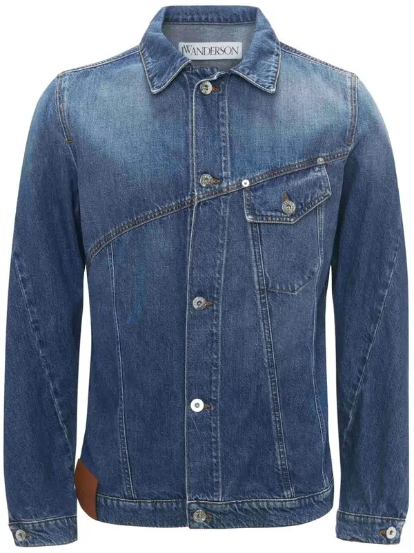 JW Anderson Twisted Denim Jacket - Blue
