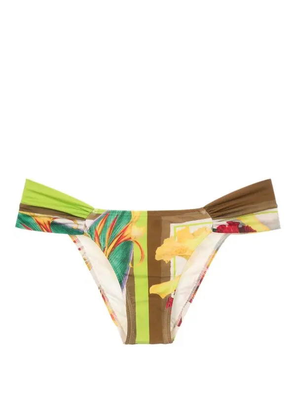 LENNY NIEMEYER Carres Draped Bikini Bottom - Multicolour
