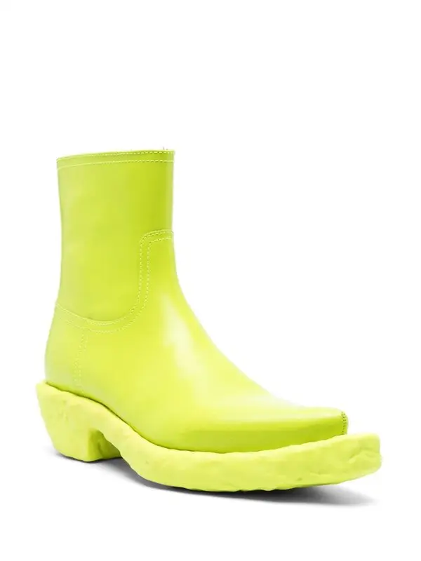 Camper Venga Leather Boots - Green