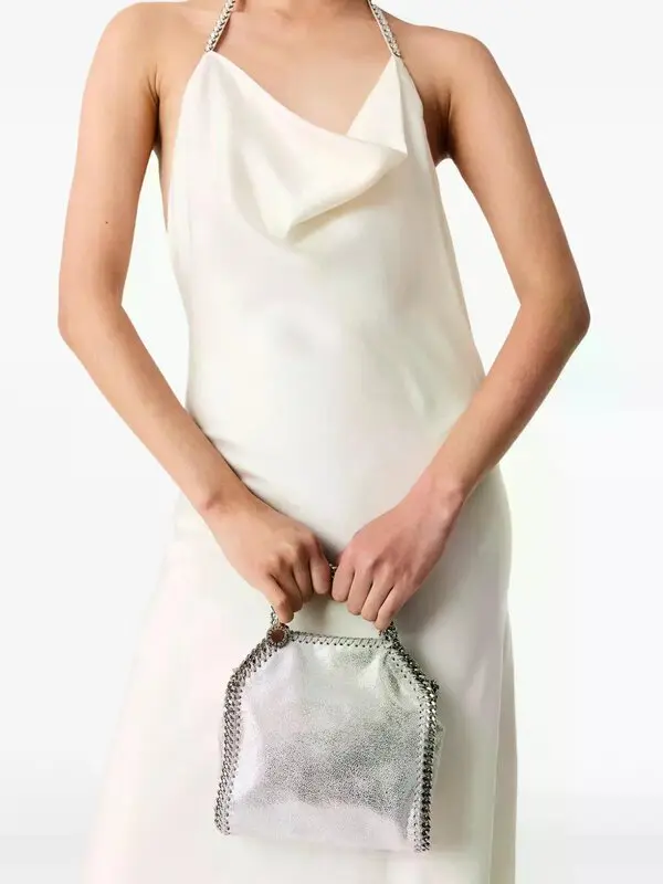Stella McCartney Falabella Chain-trim Shoulder Bag - Silver