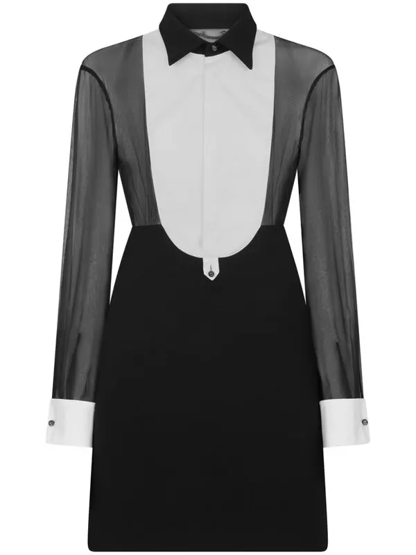 Dsquared2 Sheer Panelled Minidress