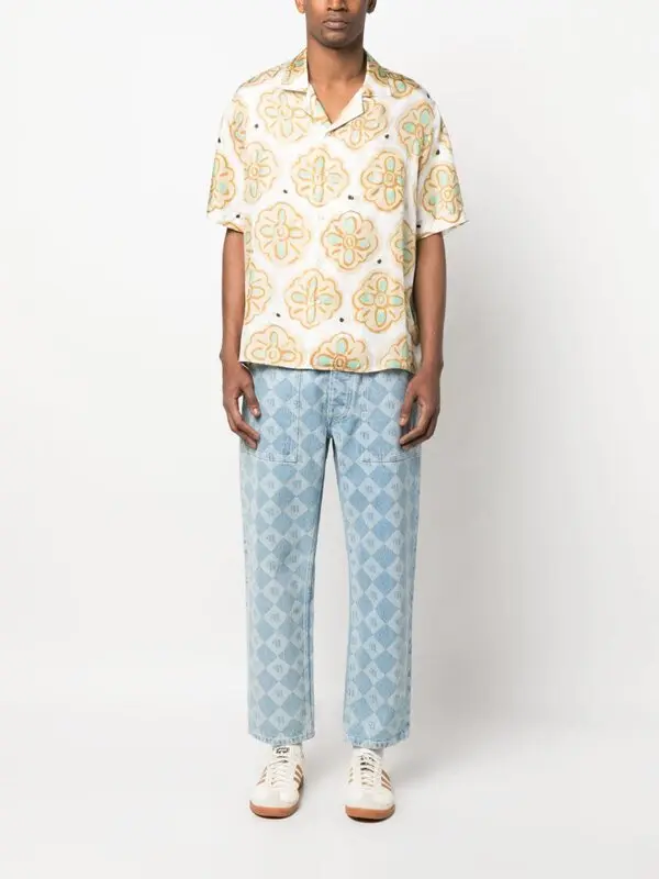 Nanushka Logo-print Cropped Jeans