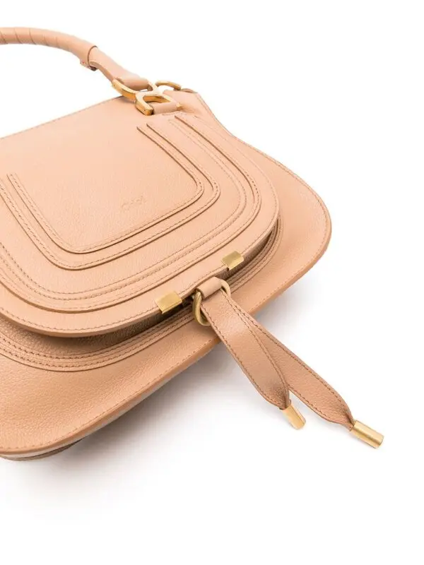 Chloé Small Marcie Leather Tote - Brown