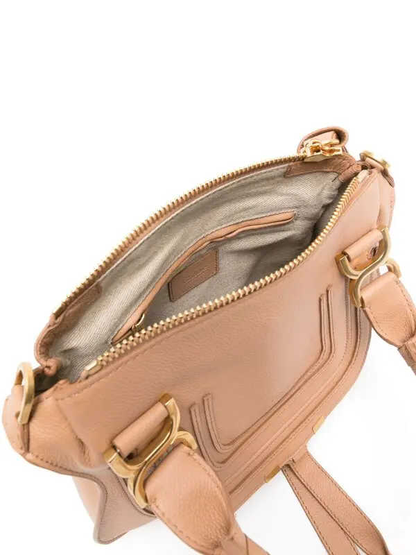 Chloé Small Marcie Leather Tote - Brown
