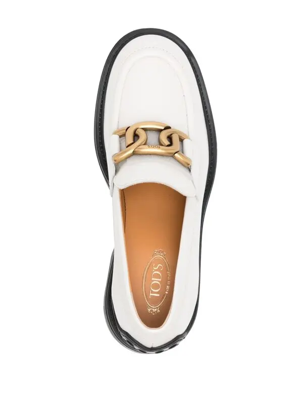 TOD'S 65mm Logo-plaque Leather Loafers