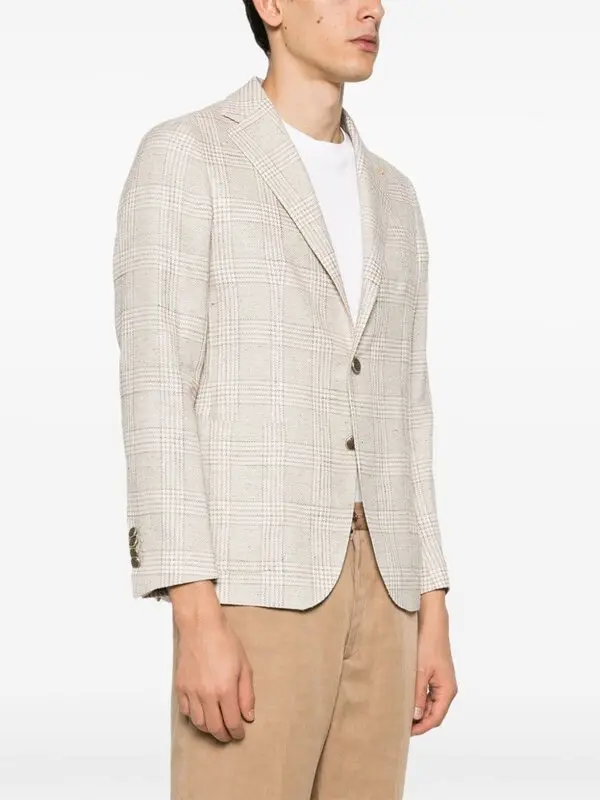 Tagliatore Check-pattern Single-breasted Blazer