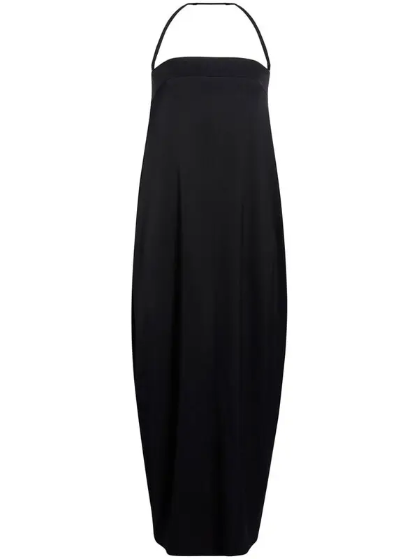 Another Tomorrow Cocoon Halterneck Maxi Dress