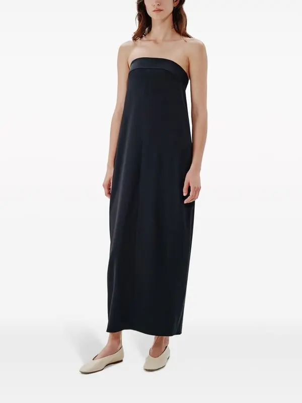Another Tomorrow Cocoon Halterneck Maxi Dress