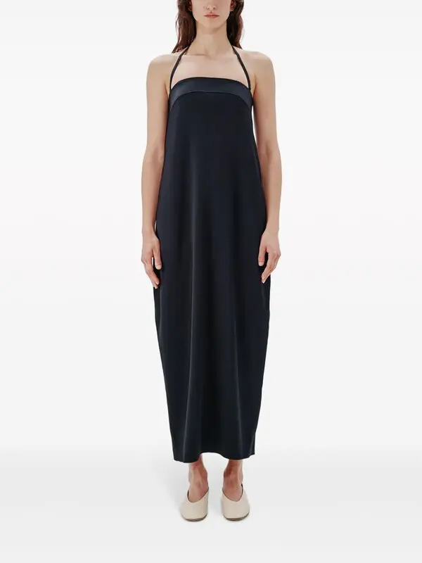 Another Tomorrow Cocoon Halterneck Maxi Dress
