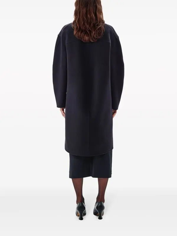 Another Tomorrow Wool Cocoon Coat