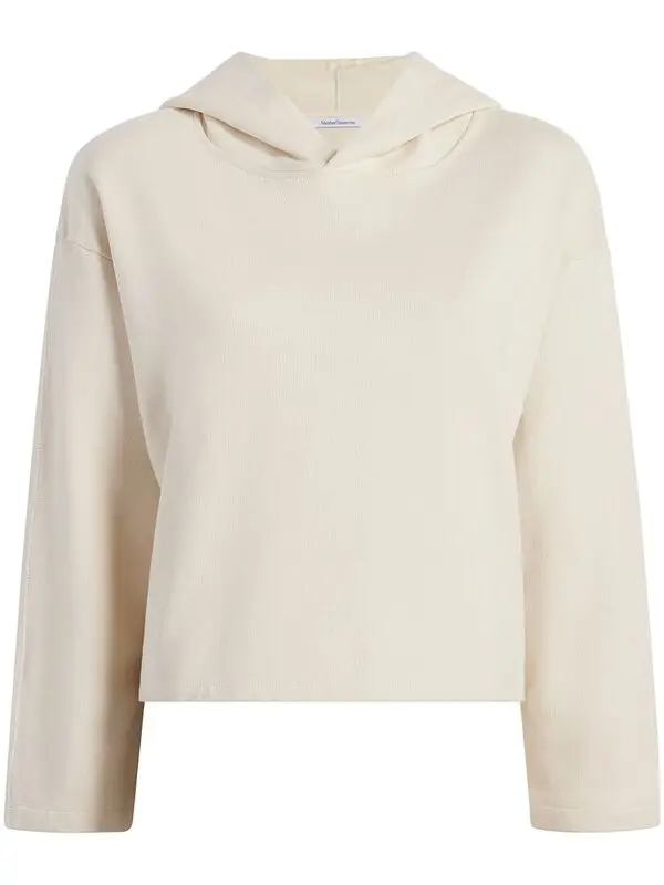 Another Tomorrow Cropped Jersey Hoodie