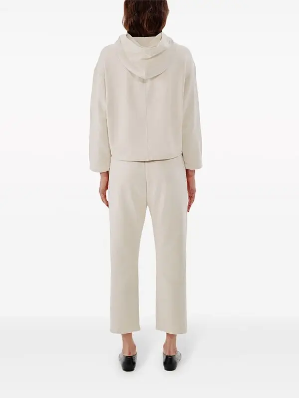Another Tomorrow Cropped Jersey Hoodie