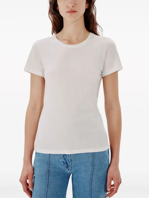 Another Tomorrow Crew-neck T-shirt - White