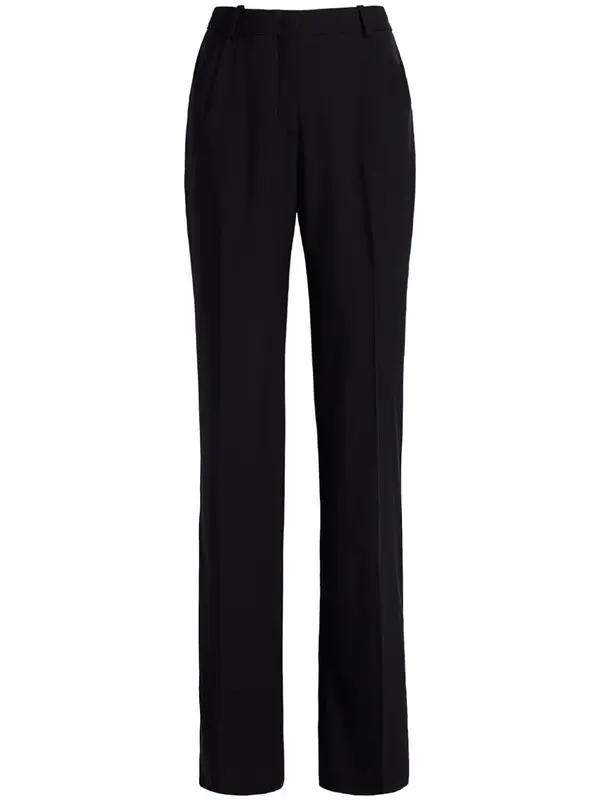 Another Tomorrow Flared Merino Wool Trousers