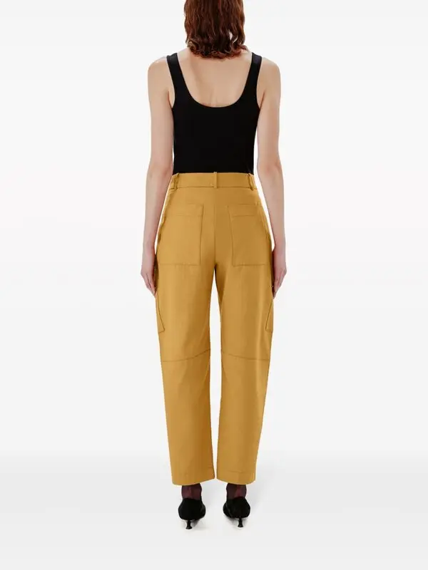 Another Tomorrow Curved Cargo Trousers