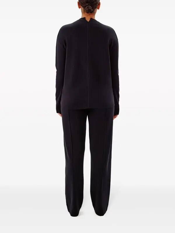 Another Tomorrow Luxe Seamed T-shirt