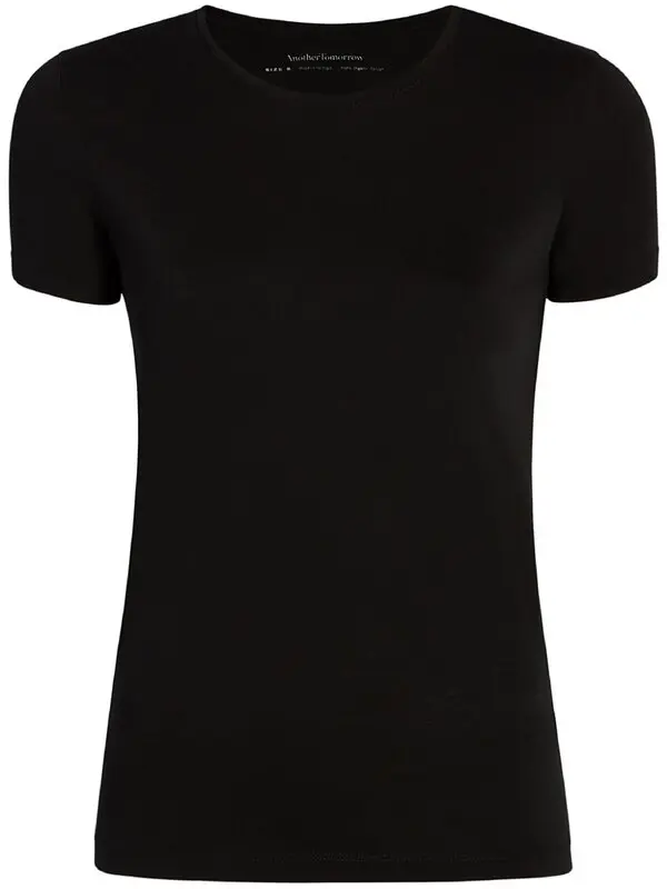 Another Tomorrow Crew-neck T-shirt - Black