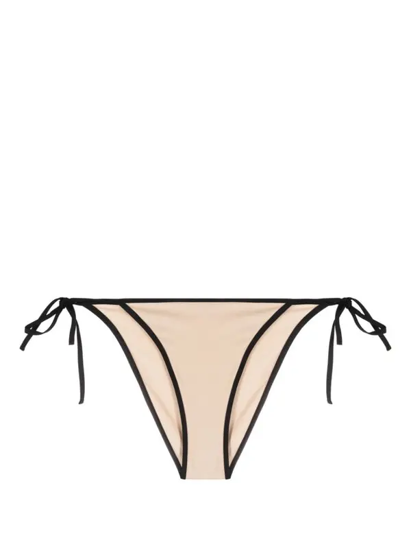 TOTEME Stripe Tie Bikini Bottom - Neutrals