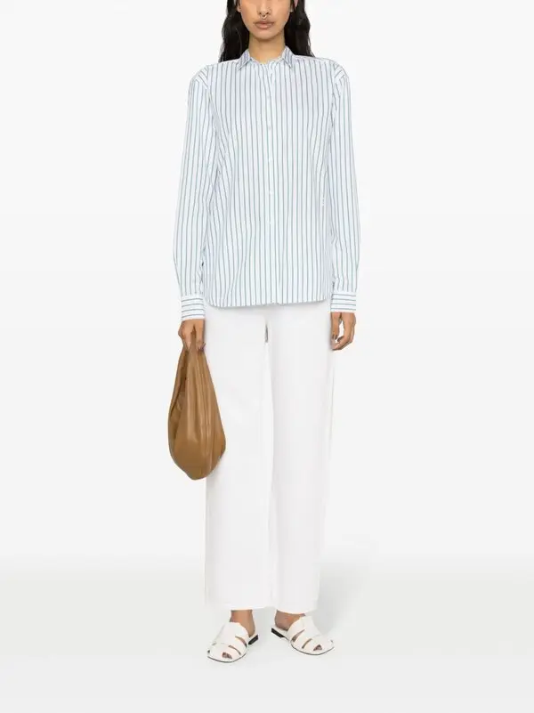 TOTEME Signature Cotton Shirt - White