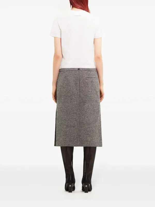 COURREGES Logo-print T-shirt - White