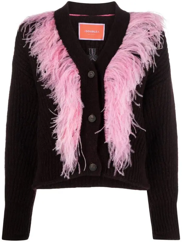 La DoubleJ High Kick Cardigan - Red