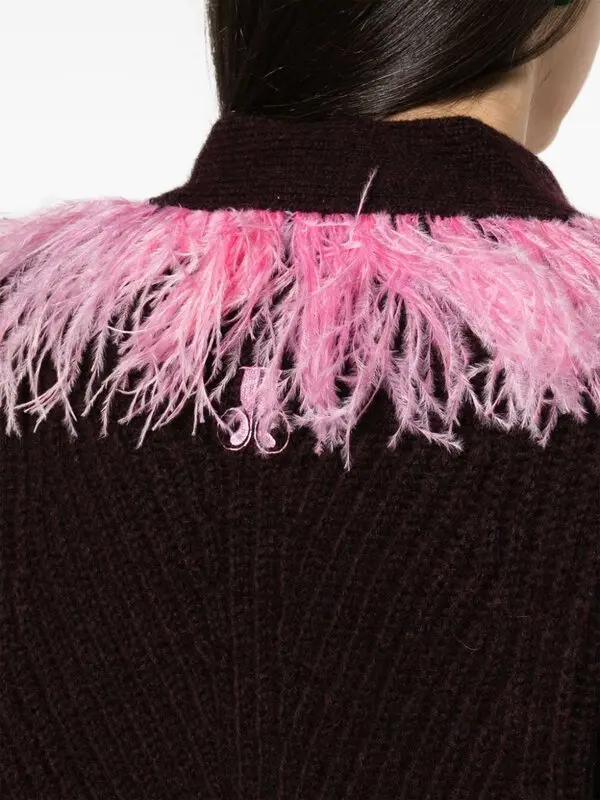 La DoubleJ High Kick Cardigan - Red