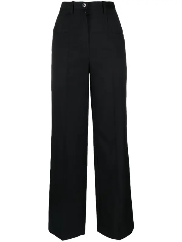 Sonia Rykiel Paris Straight Wool Trousers