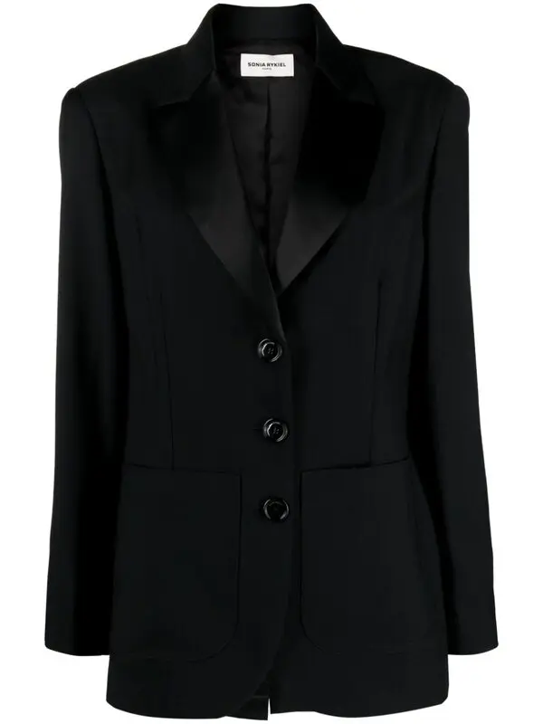 Sonia Rykiel Paris Wool Single-breasted Blazer