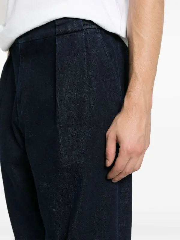 BRIGLIA 1949 Logo Patch Trousers