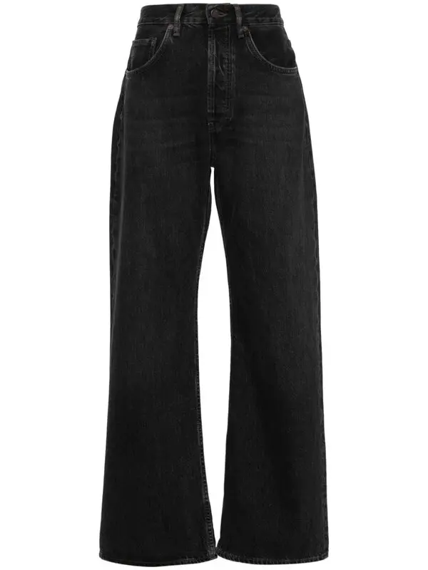 Acne Studios High-rise Loose-fit Jeans - Black