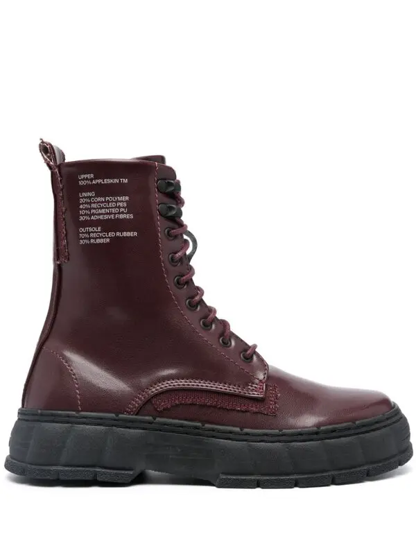 VIRON 1992 Combat Boots - Red