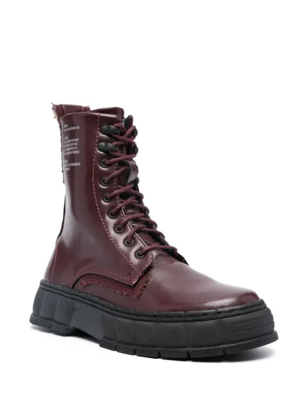 VIRON 1992 Combat Boots - Red