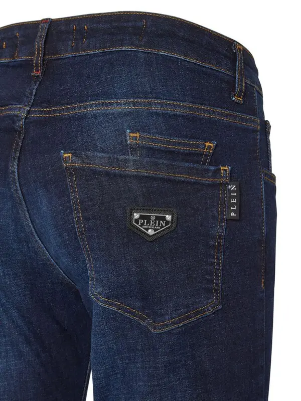 Philipp Plein Supreme Iconic Low-rise Jeans