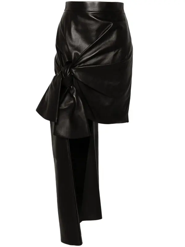 Alexander McQueen Draped Mini Skirt - Black
