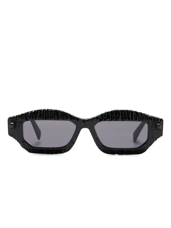 KUBORAUM Q6 Geometric Frame Sunglasses - Black