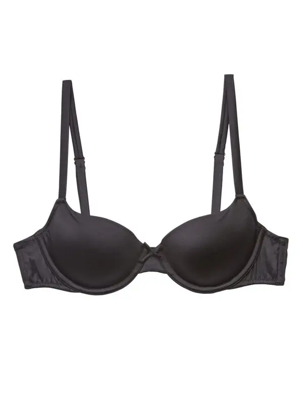 Fleur Du Mal Luxe Seamless Balconette Bra - Black