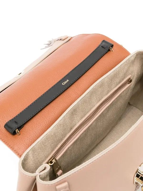 Chloé Medium Penelope Leather Shoulder Bag - Neutrals