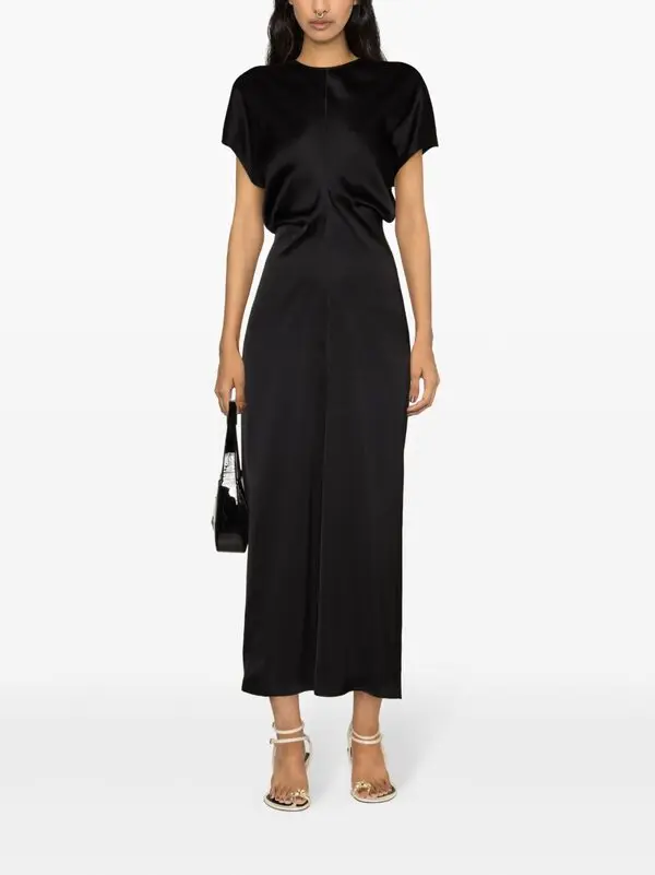 TOTEME Slouch Waist Dress - Black