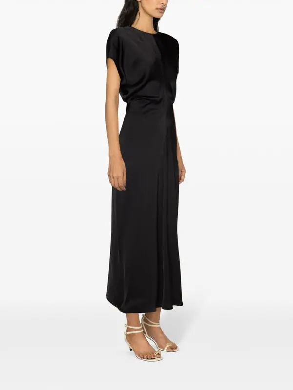 TOTEME Slouch Waist Dress - Black