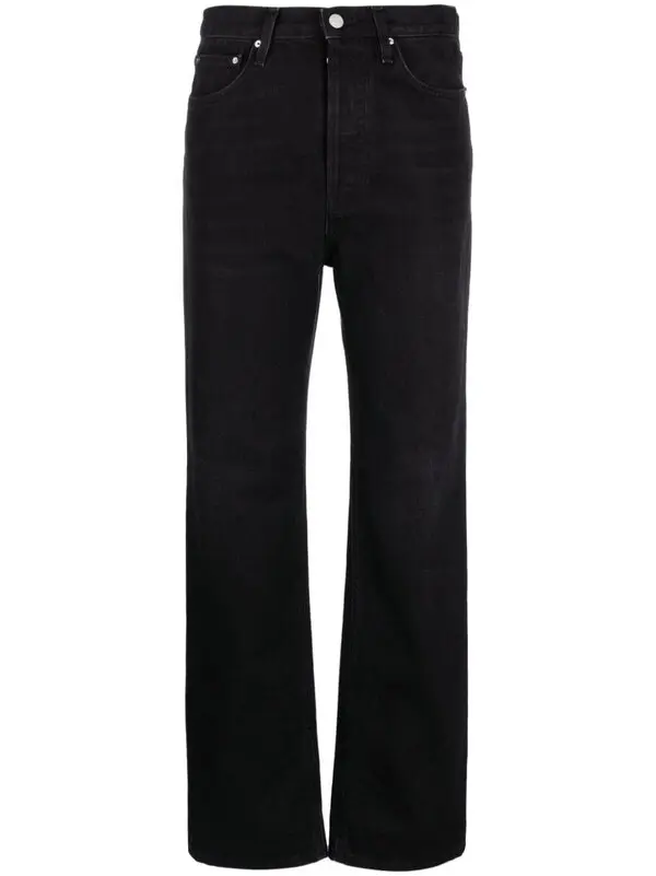 TOTEME Classic Straight-leg Jeans - Black