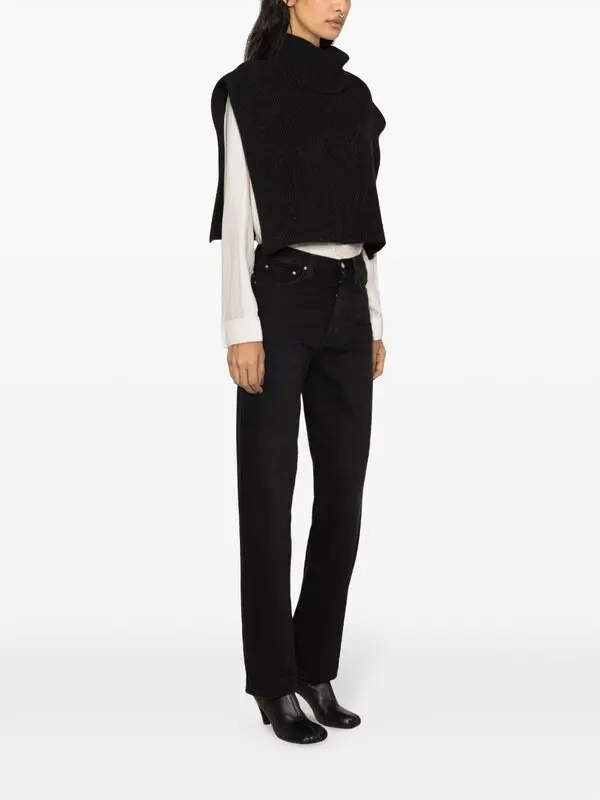 TOTEME Classic Straight-leg Jeans - Black