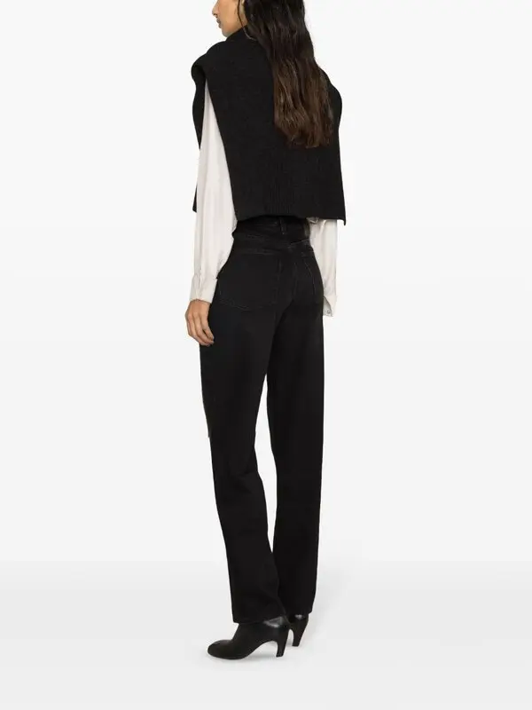 TOTEME Classic Straight-leg Jeans - Black