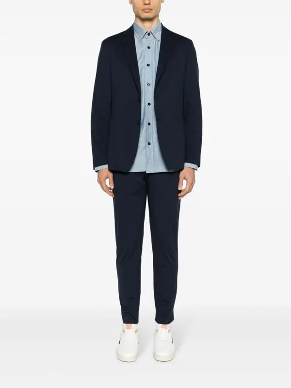 BOSS Technical-jersey Slim-cut Trousers