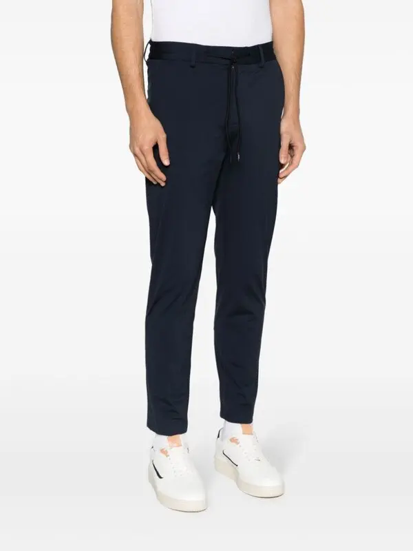 BOSS Technical-jersey Slim-cut Trousers