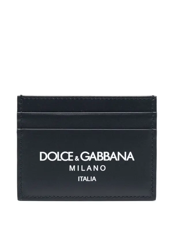 Dolce & Gabbana Logo-print Cardholder - Blue