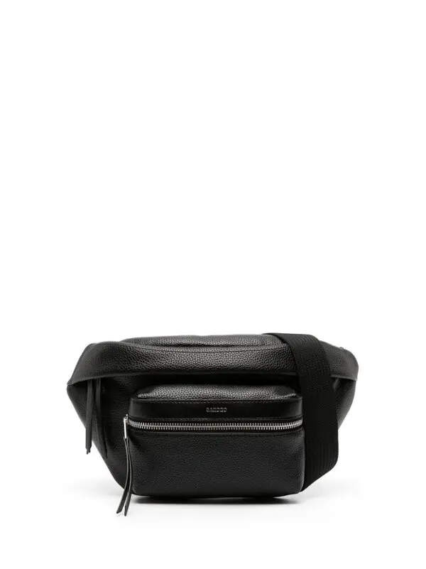 Sandro Logo-stamp Belt Bag - Black